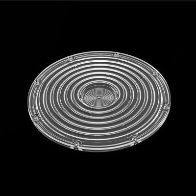 China UFO LED High Bay Lens 206mm Diameter 90 Degree Round Module for 2835 3030 PC for sale