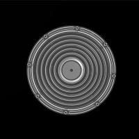 China UFO LED High Bay Lens 206mm Diameter 90 Degree Round Module for 2835 3030 PC for sale