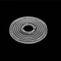 China 206mm Round PC LED Lens for UFO High Bay Light 90 Degree Beam Angle IP66 for sale