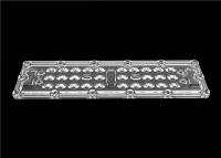 China 28-in-1 Optical LED Street Light Lens 80×150° Beam Angle 236×70mm PMMA/PC Material for Road Lamps for sale