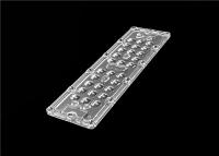 China Vertical PC LED Lens 80×150 Degree 236×70mm for Street Lighting with 93% Transmittance for sale