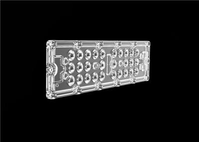 China Philips 5050 LED Street Light Lens 80×150° Beam Angle 236×70mm with Heat Sink and Gasket for sale