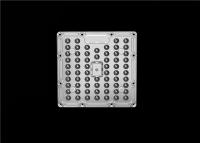 China 64-in-1 Multi LED Optical Lens for High Power LED 3030 with 90° Beam Angle and 130x130mm Dimensions for sale