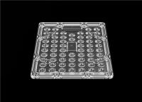 China 64 LED SMD 3030 Optical Lens for Street Lights - 130x130mm with 80x150° Beam Angle for sale