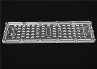 China High Transmittance 64 LED PMMA Lens for Tunnel Lights - 60° Beam Angle, 93% Transmittance, 236x70mm Dimensions for sale