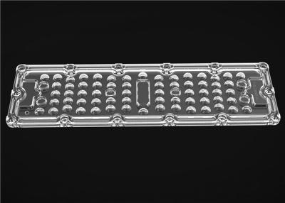 China High Transmittance 64 LED PMMA Lens for Tunnel Lights - 60° Beam Angle, 93% Transmittance, 236x70mm Dimensions for sale