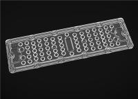 China High Transmittance 64 LED PMMA Lens for Tunnel Lights - 60° Beam Angle, 93% Transmittance, 236x70mm Dimensions for sale
