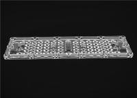 China Rectangular LED Light Lens 64-in-1 with 80×150 Degree Beam Angle and Heat Sink for Street Lighting for sale