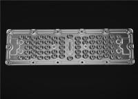 China 64-Piece LED Peanut Lens with 80×150 Degree Beam Angle for Road Lamp Retrofit - 236×70mm PMMA Optics for sale