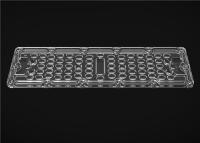 China 64-Piece SMD 3030 LED Lens Array for Tunnel Lights with 90×120° Beam Angle and 93% Transmittance for sale