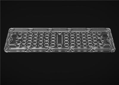 China 64-Piece SMD 3030 LED Lens Array for Tunnel Lights with 90×120° Beam Angle and 93% Transmittance for sale