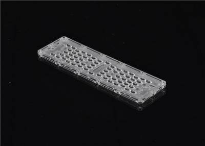 China 30° Beam Angle SMD 3030 LED Flood Light Lens 236x70mm with 93% Transmittance for Industrial Lighting for sale