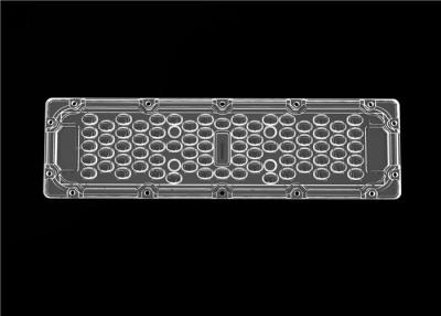 China PC LED Street Light Lens 72-in-1 with 80×150° Beam Angle and 250×74mm Dimensions for Road Lighting for sale