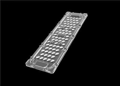 China 72 in 1 PMMA LED Optics Lens 60 Degree 250x74mm High Bay Light Lens for Mining Lamp for sale