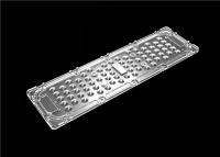 China 3030 SMD LED High Bay Lens 90 Degree PMMA 250x74mm for Industrial LED Light Fixtures for sale