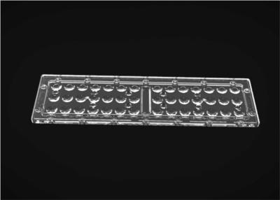 China 42 LED Street Light Module with 80×150° Beam Angle Optical Lens - 236×70mm PMMA Lens for Outdoor Lighting for sale