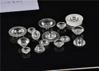 China Clear Glass COB LED Lens 93% Transmittance 24° Beam Angle D41.6×H14mm for 10W-200W Lights for sale