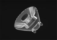 China 4° Single PMMA LED Lens 35mm Diameter with 93% Transmittance for High Luminous Flux Flood Lights for sale