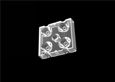 China CE Certified LED Lens Array 10 Degree Beam Angle 50×50mm PMMA Material for Floodlighting Retrofit for sale