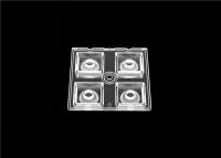 China Multi Optics LED Bulb Lens 4 In 1 - 50×50mm PMMA Lens with 50° Beam Angle for Flood Lamps for sale