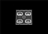 China Type II-M 2 Vehicle Lanes LED Light Lens 50x50mm with 65×150° Beam Angle for Street Lighting for sale