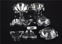 China Cree XP-E/XP-G LED PMMA Lens 50×50mm 5° Beam Angle for Auto Headlight Applications for sale