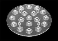 China High Brightness LED Optics Lenses PMMA Material Transparent For LED Spot Lamp for sale