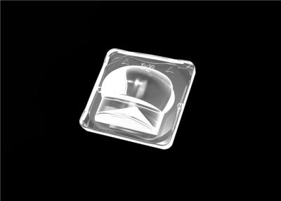 China Single LED Lens LED Optics Lenses 10x90 Degree For Wall Washer Light for sale