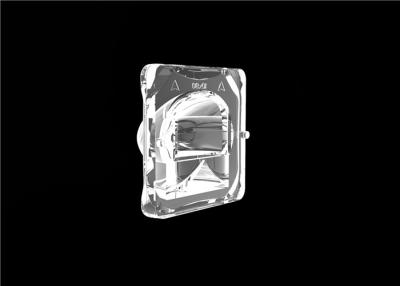 China CREE XPE/XTE LED Lens 10×90° Beam Angle 22×22×10.2mm PC Optics for Wall Washer Lights for sale