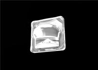 China CREE XPE/XTE LED Lens 10×90° Beam Angle 22×22×10.2mm PC Optics for Wall Washer Lights for sale
