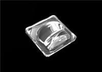 China CREE XPE/XTE LED Lens 10×90° Beam Angle 22×22×10.2mm PC Optics for Wall Washer Lights for sale