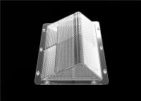 China PC LED Lens SMD 3030 Transparent 300mm WallPack Cover with 93% Transmittance and 90℃ Temperature Rating for sale