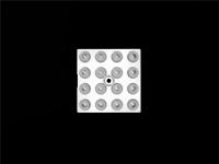 China 60 Degree PC LED Optics Lens for Shoebox Parking Spot Lighting 49.6mm for sale