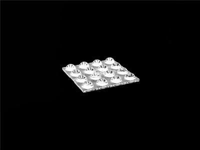 China Custom Made LED Optics Lenses With Various Shapes And Sizes 60 Degree for sale