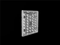 China TYPE 3 Multi Cree LED Lens 90 Degree Beam Angle for 5050 3030 LEDs - D235×H9.4mm PC Material for sale