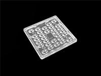 China TYPE 3 Multi Cree LED Lens 90 Degree Beam Angle for 5050 3030 LEDs - D235×H9.4mm PC Material for sale