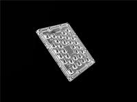 China High Power LED Optics Lenses 90° Beam Angle D235×H9.4mm for Street & High Bay Lights for sale