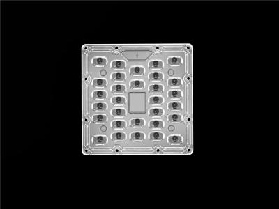 China High Power LED Optics Lenses 90° Beam Angle D235×H9.4mm for Street & High Bay Lights for sale
