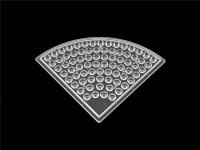 China Special Shape LED Lens Reflector / LED Strip Lens D235*H9.4mm PC Material for sale