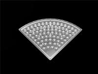 China Special Shape LED Lens Reflector / LED Strip Lens D235*H9.4mm PC Material for sale