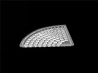 China Special Shape LED Lens Reflector / LED Strip Lens D235*H9.4mm PC Material for sale
