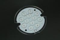 China Round LED Multi Lens Replacement for 3030 Ceiling Light with PMMA Glass Lens and 90℃ Temperature Rating for sale