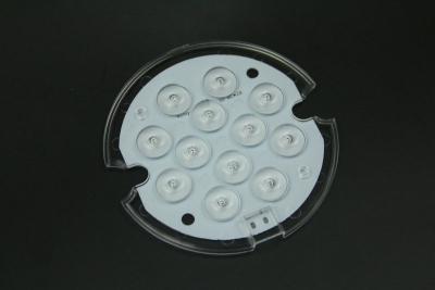 China Round LED Multi Lens Replacement for 3030 Ceiling Light with PMMA Glass Lens and 90℃ Temperature Rating for sale