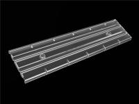China Customized Size LED Optics Lenses for 3030/2835 Double Row Linear Lighting with 90℃ Temperature Rating for sale