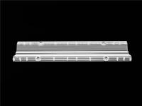 China Single Row Linear Light LED Optics Lens 90 Degree Beam Angle for 3030/2835 LED Applications for sale