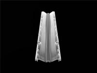 China Single Row LED Optics Lens 85×120 Degree Beam Angle for 3030/2835 Linear Lighting Applications for sale