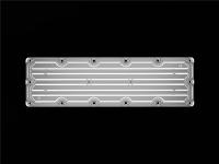 China Three Row LED Linear Light Lens 90×110 Degree Diffuser for 3030/2835 LEDs with 90℃ Temperature Rating for sale