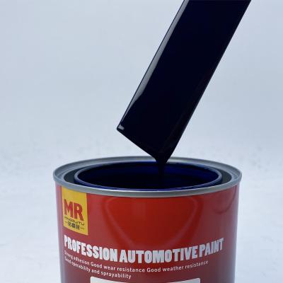 China M121 1K Aquamarine Car Paint High Hardness Blue Green Metallic Auto Paint for sale