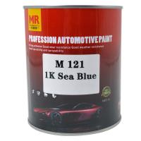 China M121 1K Aquamarine Car Paint High Hardness Blue Green Metallic Auto Paint for sale