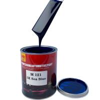 China M121 1K Aquamarine Car Paint High Hardness Blue Green Metallic Auto Paint for sale
